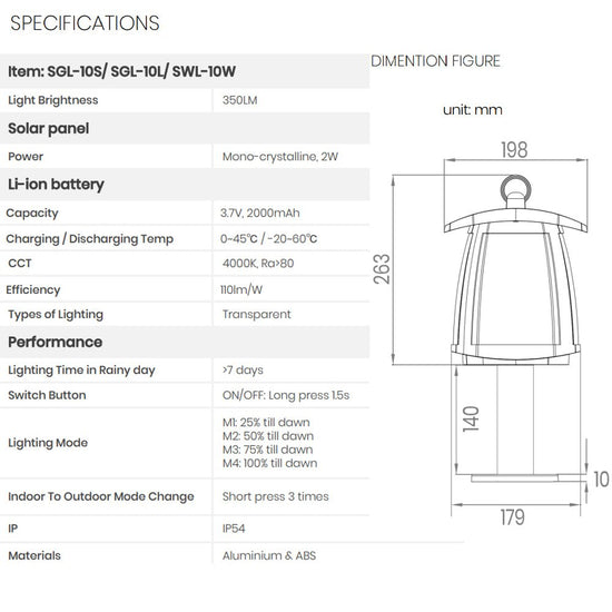 Solar Outdoor Wall Lantern | Antique/Vintage Style Wall Light | Waterproof – SoliSun