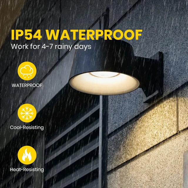 SoliSun Solar Wall Light, Outdoor Solar Powered Ultra-Large Lens Lumin