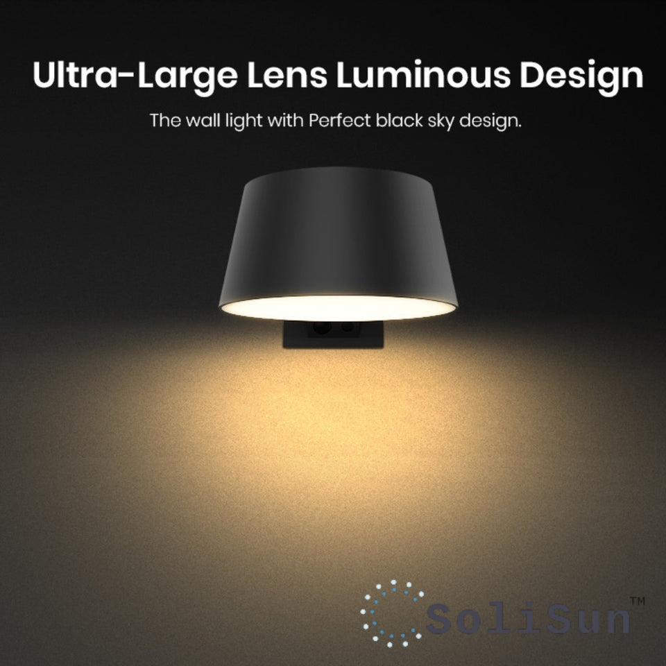 SoliSun Solar Powered Outdoor Wall Lights | IP54 Waterproof | Retro Design